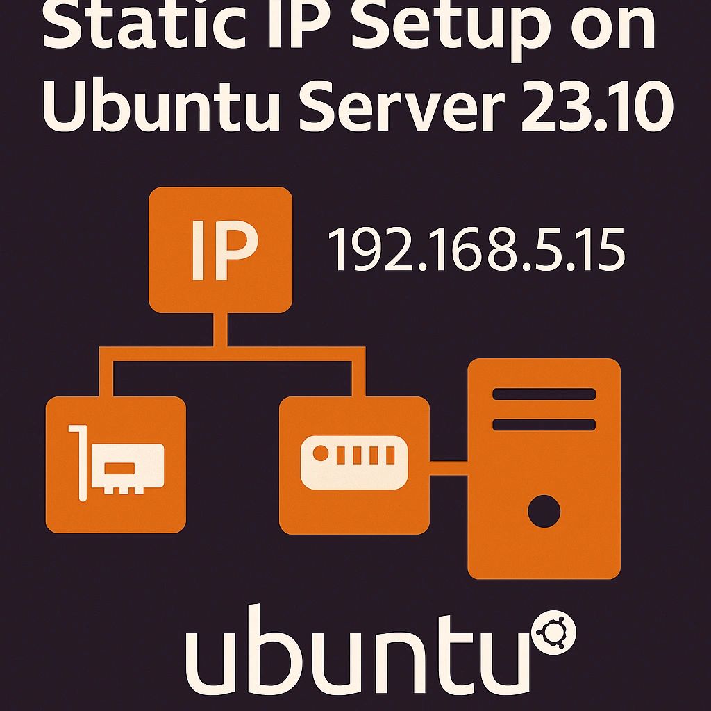 Static IP Setup on Ubuntu Server 23.10
